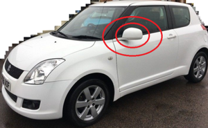 NEW Suzuki SWIFT 2009 Wing Mirror Back Cover Cap LEFT SIDE 8472A-62JA0 ...