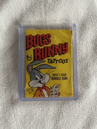 🔥RARE! 1971 Topps Bugs Bunny Tattoos Unopened Pack🔥 | eBay