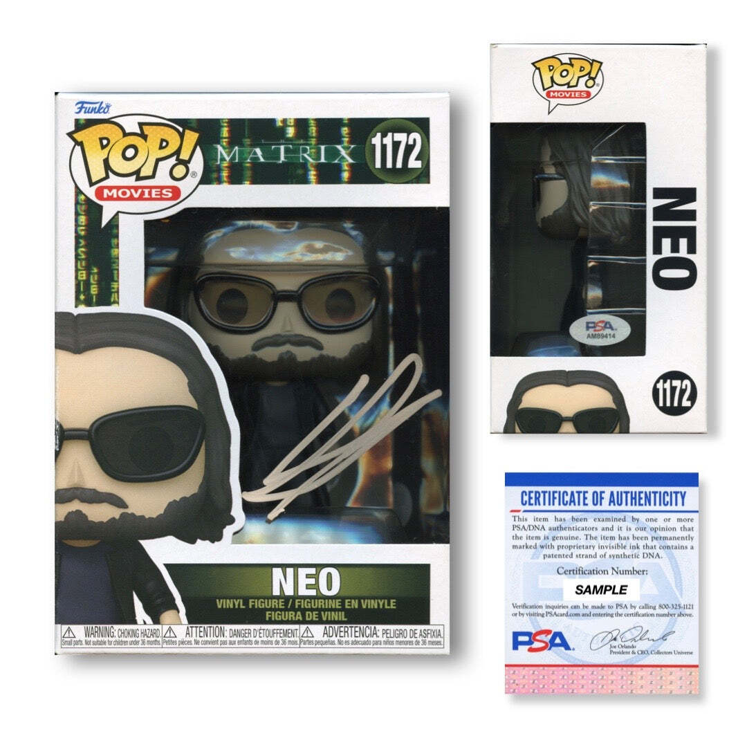 Keanu Reeves Signed Autographed Funko Pop #1172 Neo PSA/DNA ...