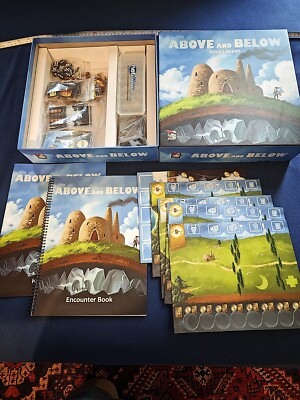 Red Raven Games 009RVM Above and Below Game Board Game Complete | eBay