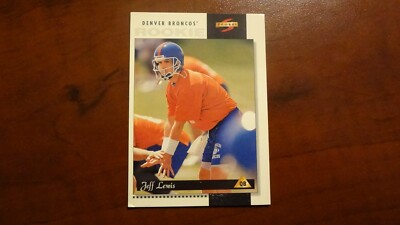 1996 PINNACLE ROOKIE # 221 JEFF LEWIS FOOTBALL CARD | eBay