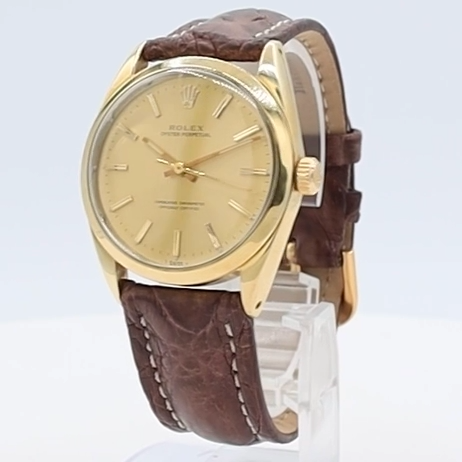 Vintage 34mm 1967 Rolex 1024 Oyster Perpetual Men's Wristwatch 1570 ...