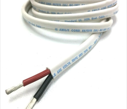 10/2 Marine Grade Wire Duplex Boat Cable Tinned Copper USA Made | eBay