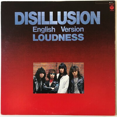 Loudness Disillusion English Version Columbia AX-7407 VINYL LP Japan ...