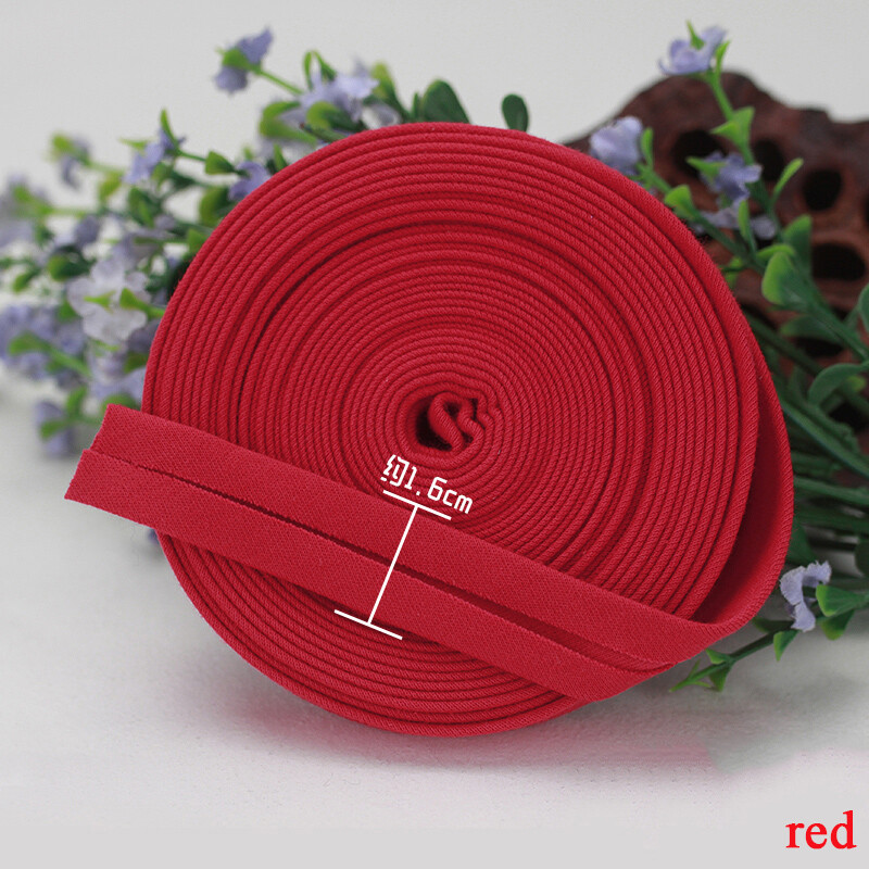 5M Cotton Elastic Bias Binding Ribbon Strap DIY Sewing Crafts Webbing ...