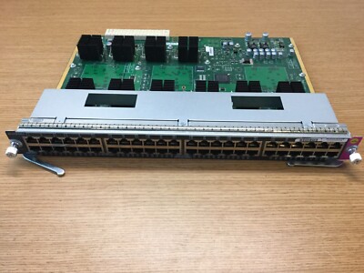 Cisco WS-X4748-RJ45V+E 48-Port Catalyst Switch Module | eBay