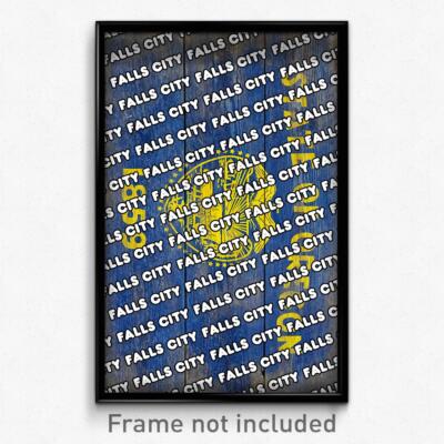 Falls City Oregon Poster (OR City Souvenir 11x17 Town Print) | eBay