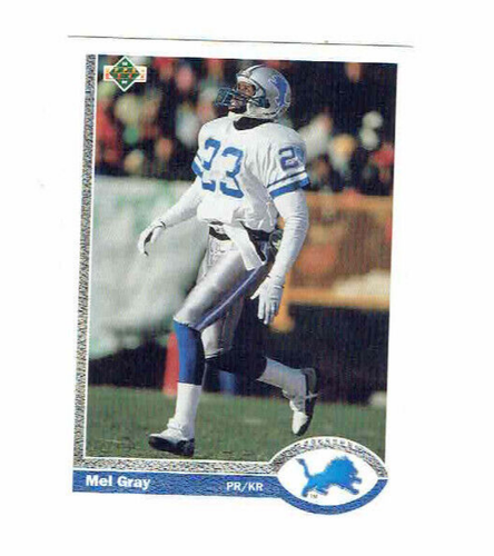 Mel Gray Detroit Lions #23 PR/KR #323 Upper Deck 1991 Football Card | eBay