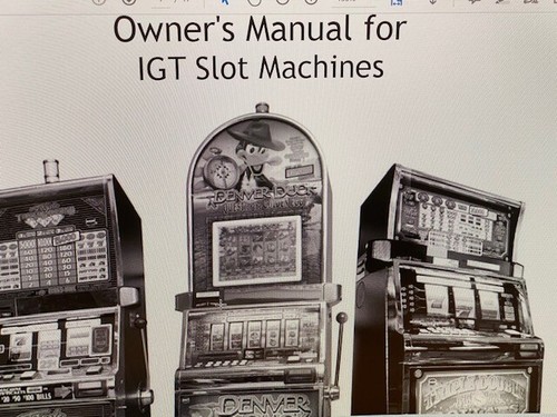 IGT Deluxe Set of Manuals and Info for S2000, Game King, Vision and ...