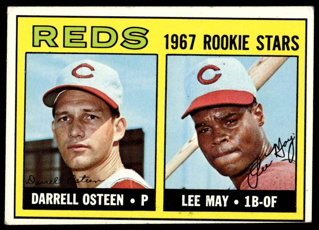 1967 Topps Darrell Osteen/Lee May RC Cincinnati Reds #222 ^ | eBay