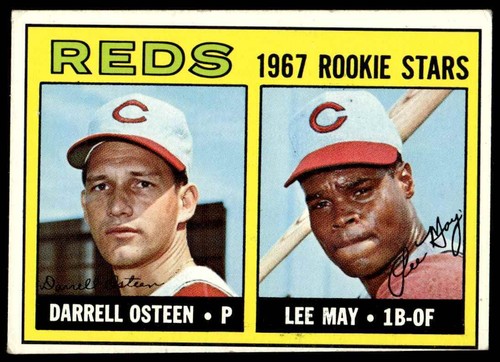1967 Topps Darrell Osteen/Lee May RC Cincinnati Reds #222 ^ | eBay