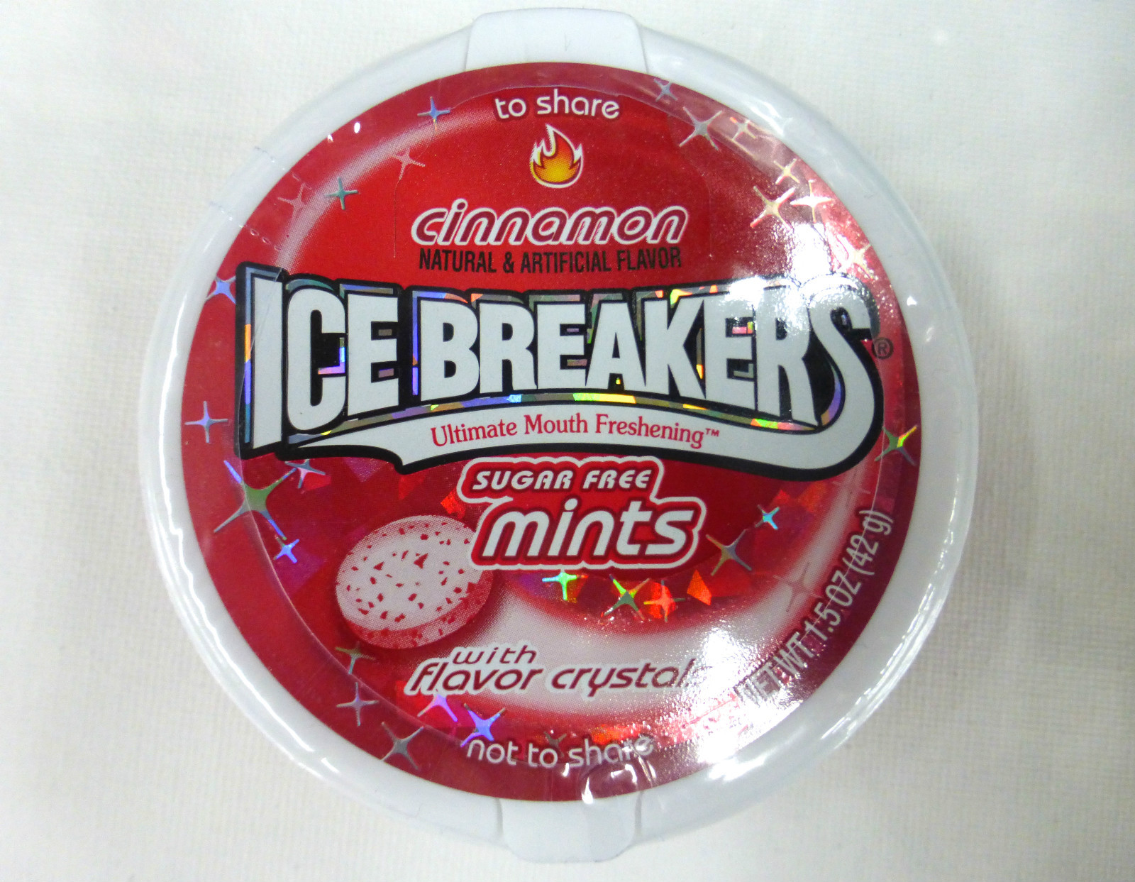 ICE BREAKERS Sugar-Free CINNAMON Mints ( 6 tubs ) | eBay