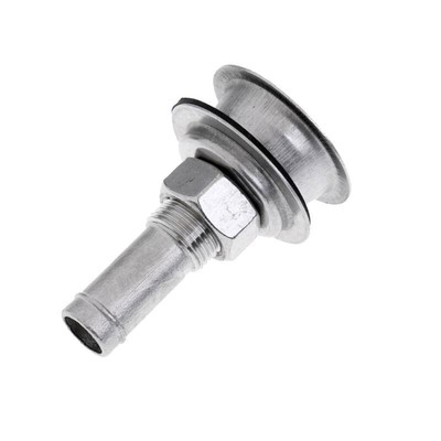 Stainless Steel Gas Tank Vent Flush Mount 3/4'' Hose Barb Fitting | eBay