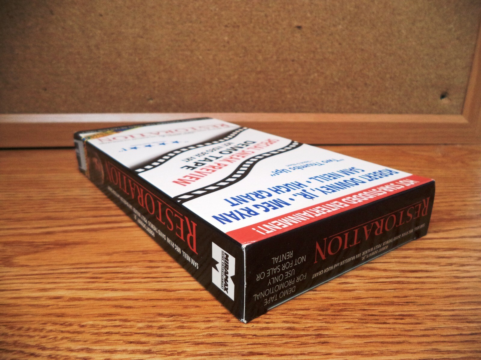 RESTORATION (VHS 95) FULL LENGTH DEMO, Robert Downey, Hugh Grant, Meg ...