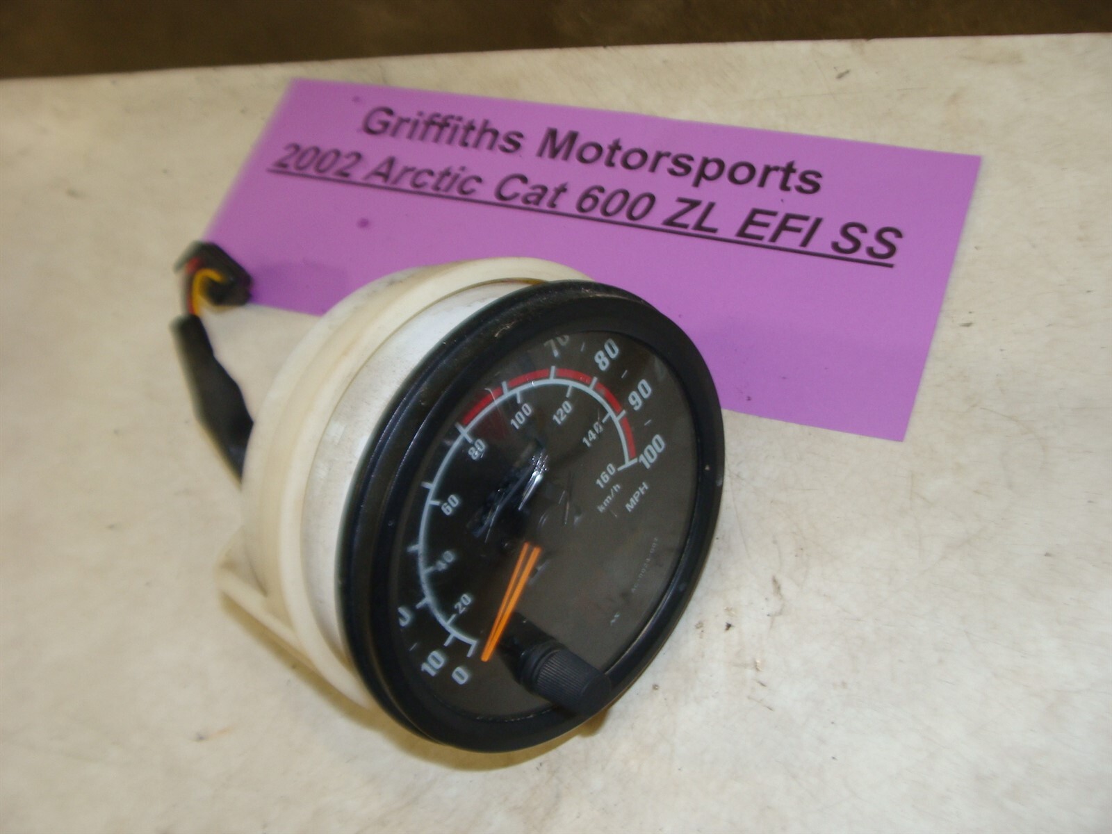 2002 ARCTIC CAT ZL600 EFI SS oem speedo speedometer gauge 0620-238 mph ...