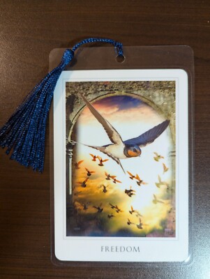 "FREEDOM" Bookmark Oracle Sacred Deck Card Destiny Gift Tarot Art CLIFF ...
