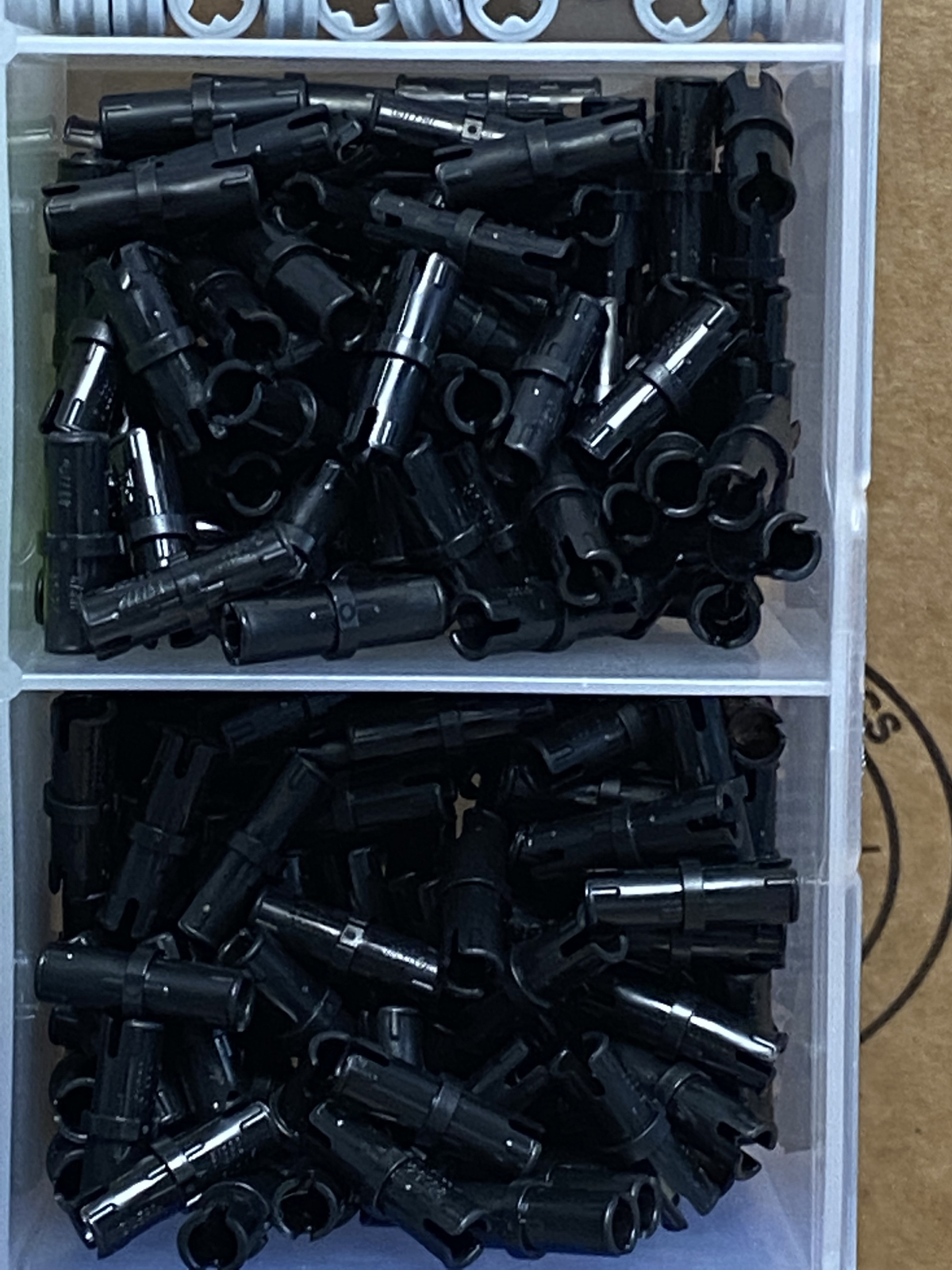 LEGO Parts - Black Technic Pin w Friction Ridges - No 2780 - QTY 190 | eBay