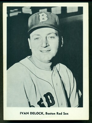 Original 1950's IVAN Ike DELOCK BOSTON RED SOX Team Issue B&W Photo #2 ...