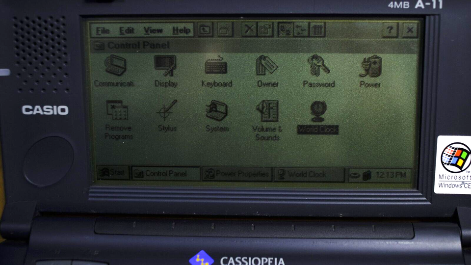 Cassiopeia A-11 4MB - RARE Vintage PDA / Pocket Computer - Casio ...