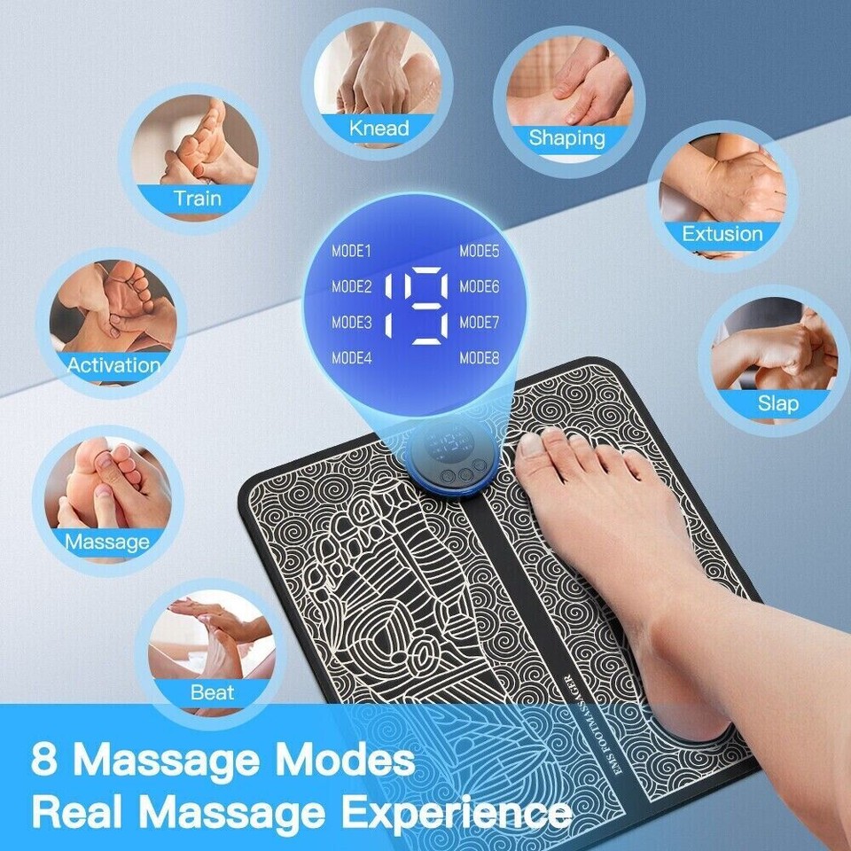 Foot Massager for Neuropathy Circulation Deep Kneading Muscle Pain ...