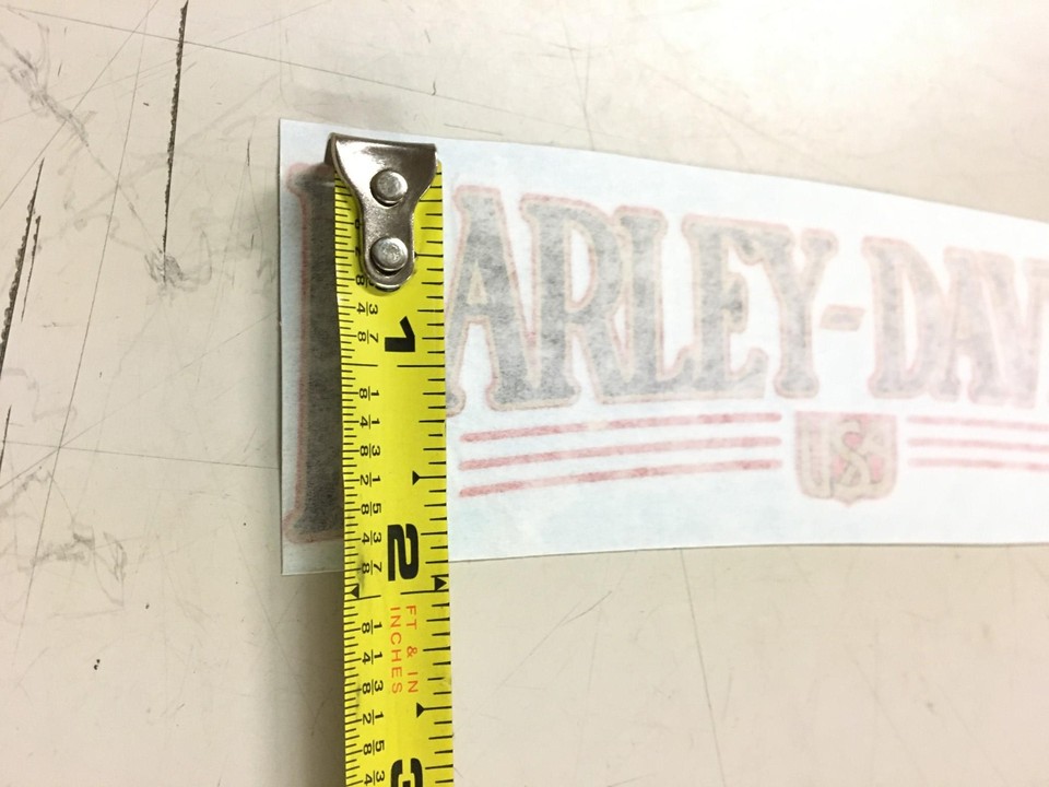 Harley-Davidson Shovelhead EVO FXR Dyna Gas tank Decals Stickers Red ...