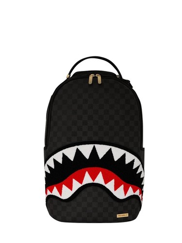 Sprayground Classic Black Chenille Backpack Logo Unisex Adult | eBay UK