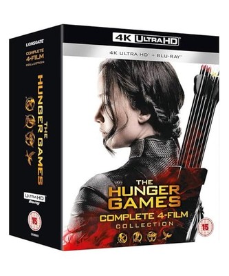 The Hunger Games Complete Collection 1-4 [4K Ultra-HD] [2018] [Blu-ray ...