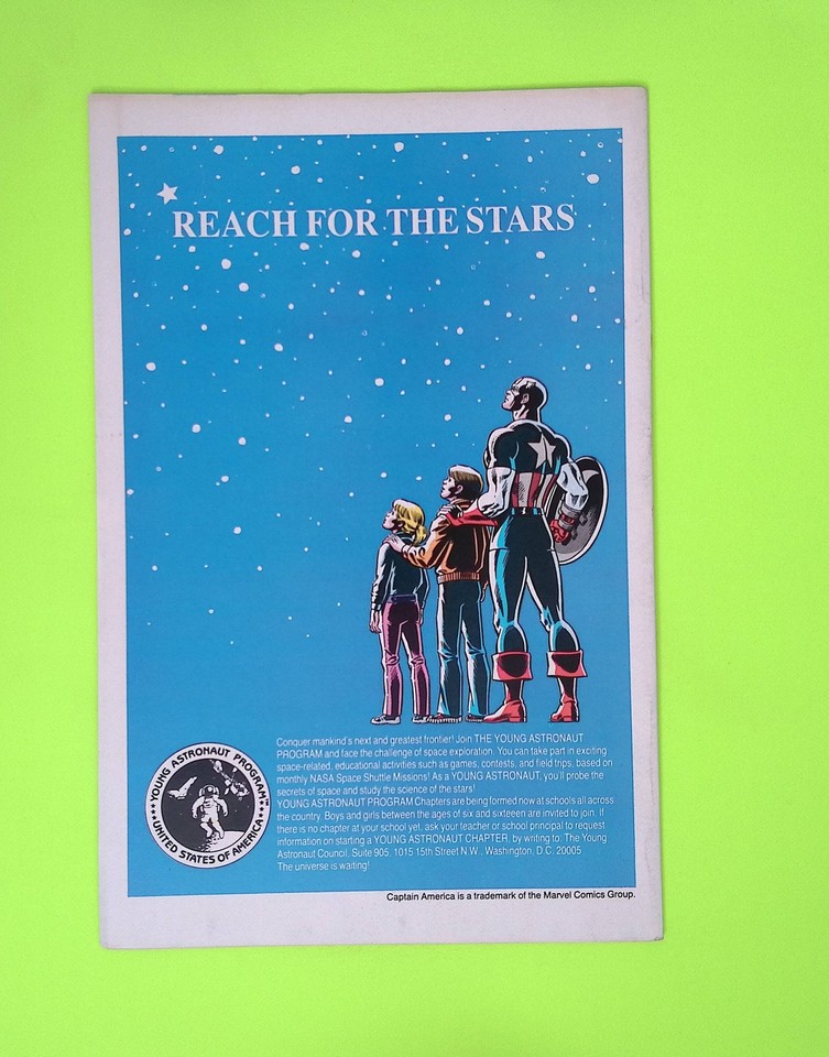 Captain America #307 Vol. 1 1985 Marvel Comics 1st App Newsstand W189 ...