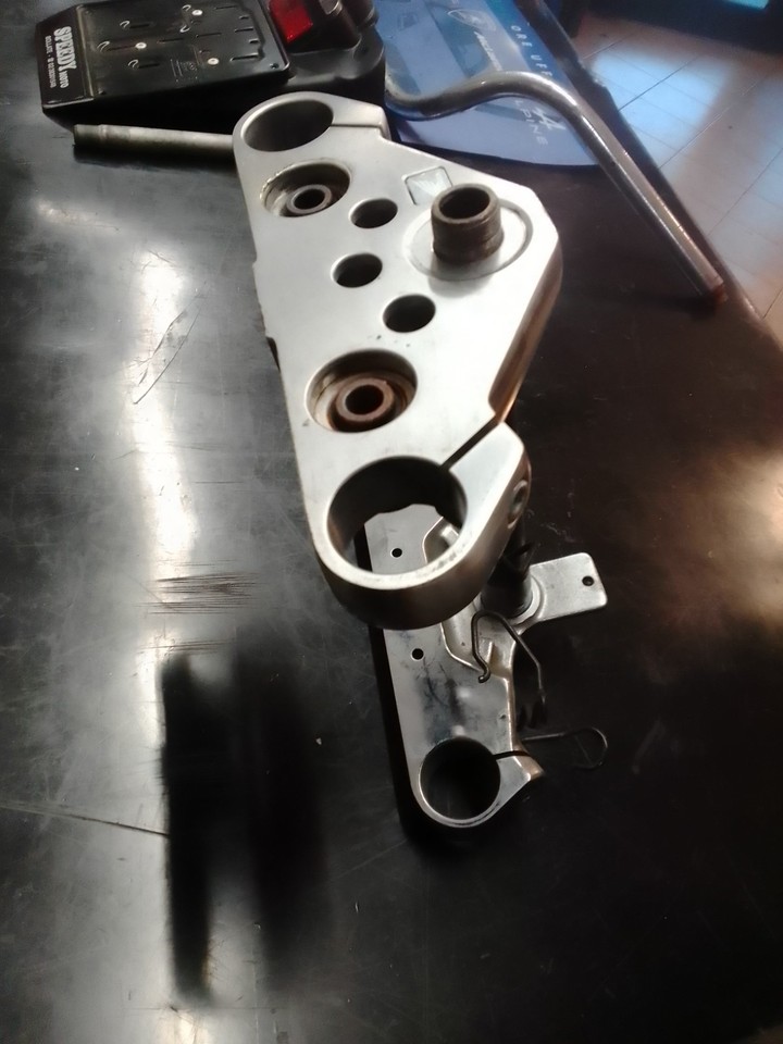 Piastra forcella completa Honda Shadow 600 1997 (MANCA DADO SUPERIORE ...