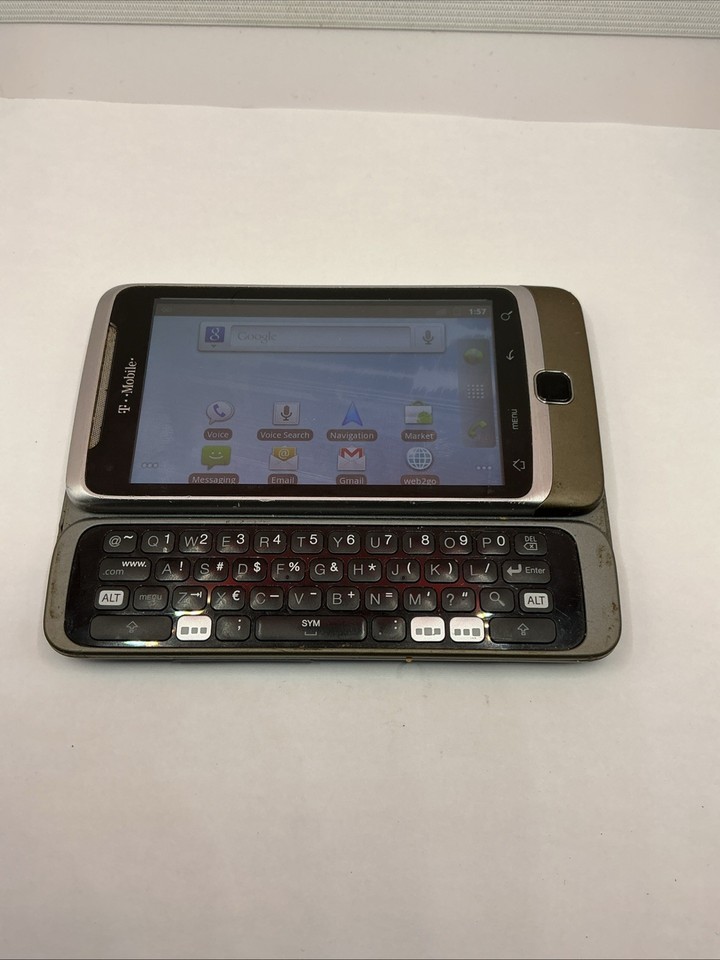T-Mobile G2 - HTC - Silver, Rare, Slider - Keyboard | eBay