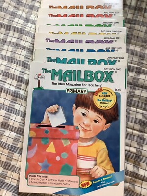Lot of 8 Magazines The Mailbox Primary 2000-2001 teacher ideas, class ...