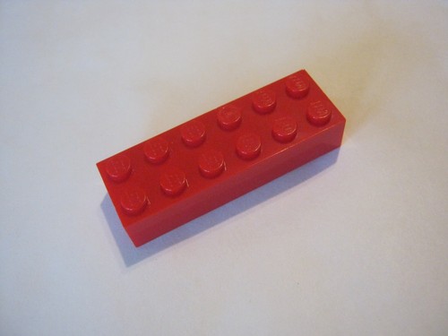 Lego Lot Of 4 Red 2x6 Bricks, 2456 (028-117) | eBay