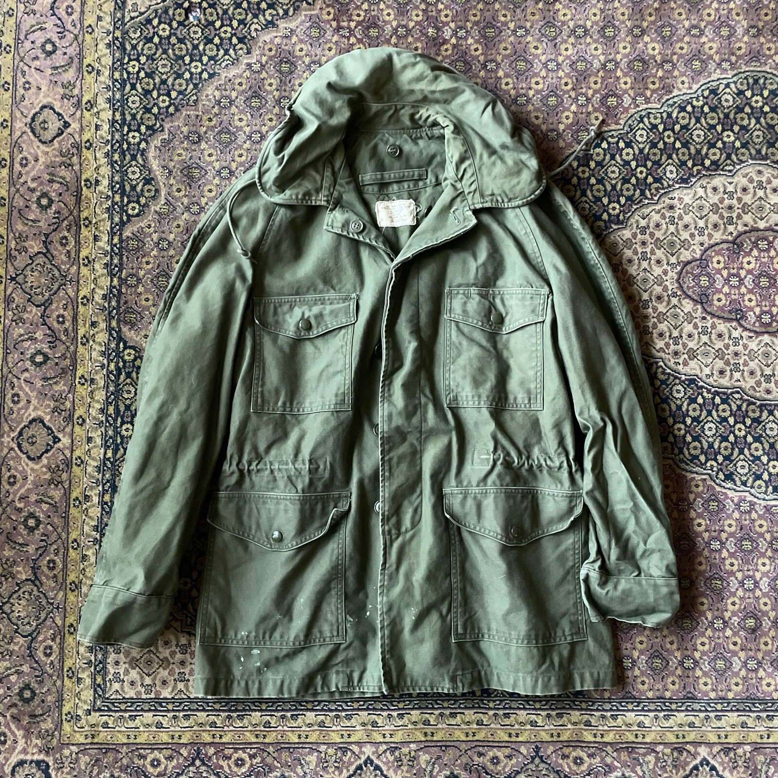 Vintage 1960s USAF Air Force OG-107 Field Jacket Gree… - Gem