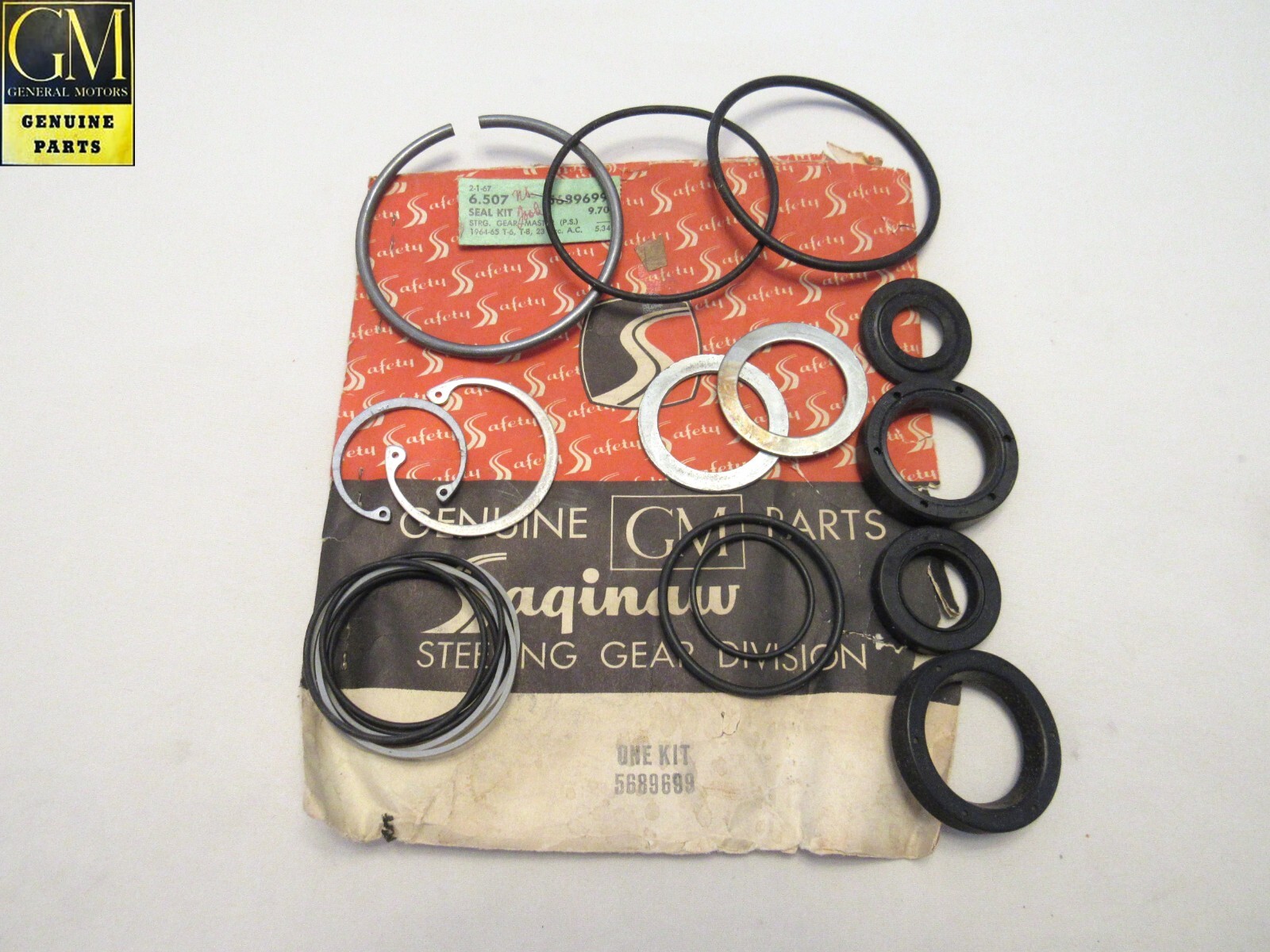 NOS 1964-75 Chevy Pontiac Olds Z28 GTO 442 SS Power Steering Seal kit ...