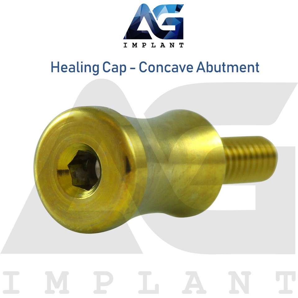10 Standard Healing Cap Concave Abut ment Titanium Dental Int Hex | eBay
