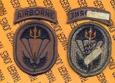 USA Special Operations Cmd South Airborne SOCSOUTH OD Green Black 3.5 ...