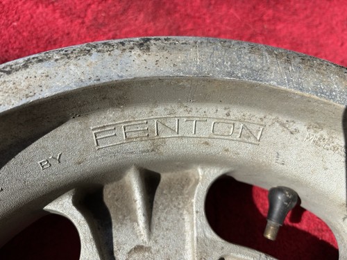 Vintage 1960’s Fenton Gyro 15 X 3 1/2 Aluminum Slotted Skinny Mag Wheel ...