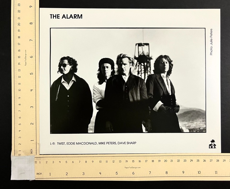 1990s The Alarm Welsh Culture Punk Rock Band Toilets Vintage Reprint ...