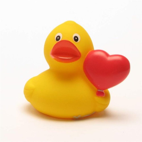 Rubber Duck Heart balloon - Rubber Ducky - Rubber Duckie - Bathduck | eBay