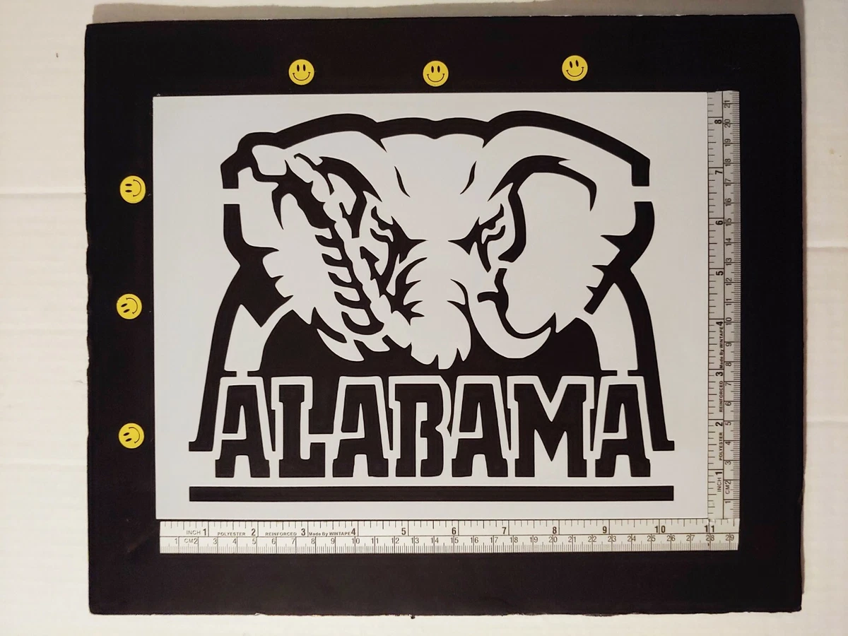 Alabama Football Logo Stencil