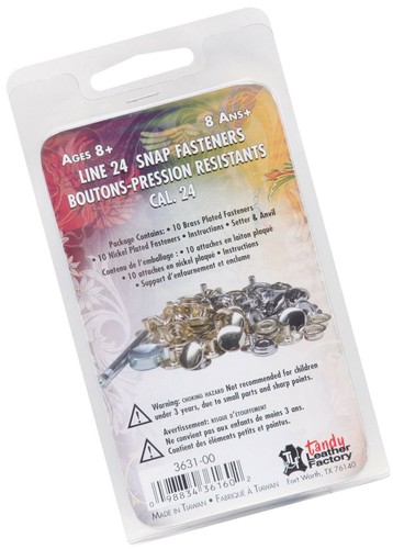 Tandy Leather Easy-To-Do Line 24 Snaps & Setter 3631-00 98834361602| eBay