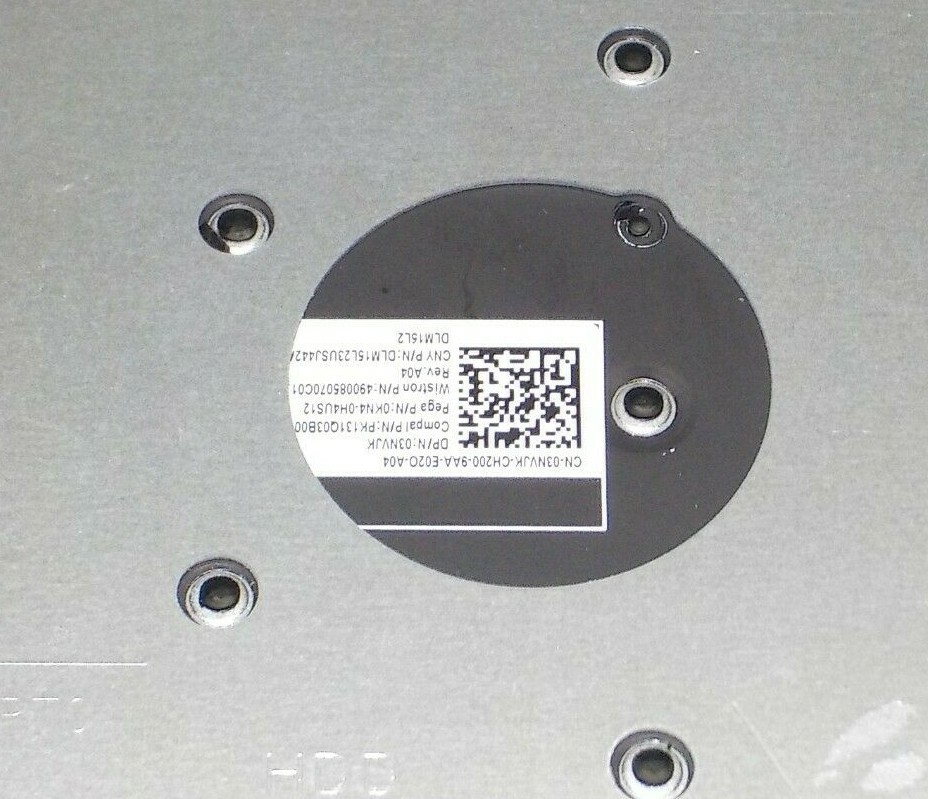 OEM Dell Inspiron 15 3000 Series Palmrest Touchpad US/EN Keyboard HUL38 ...