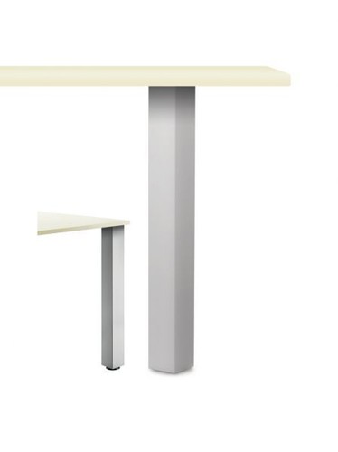 Rhodes Square Foot Aluminum, Support Foot, Stainless Steel Color, H 700 ...