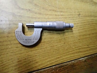 Micrometers - Starrett Anvil Micrometer