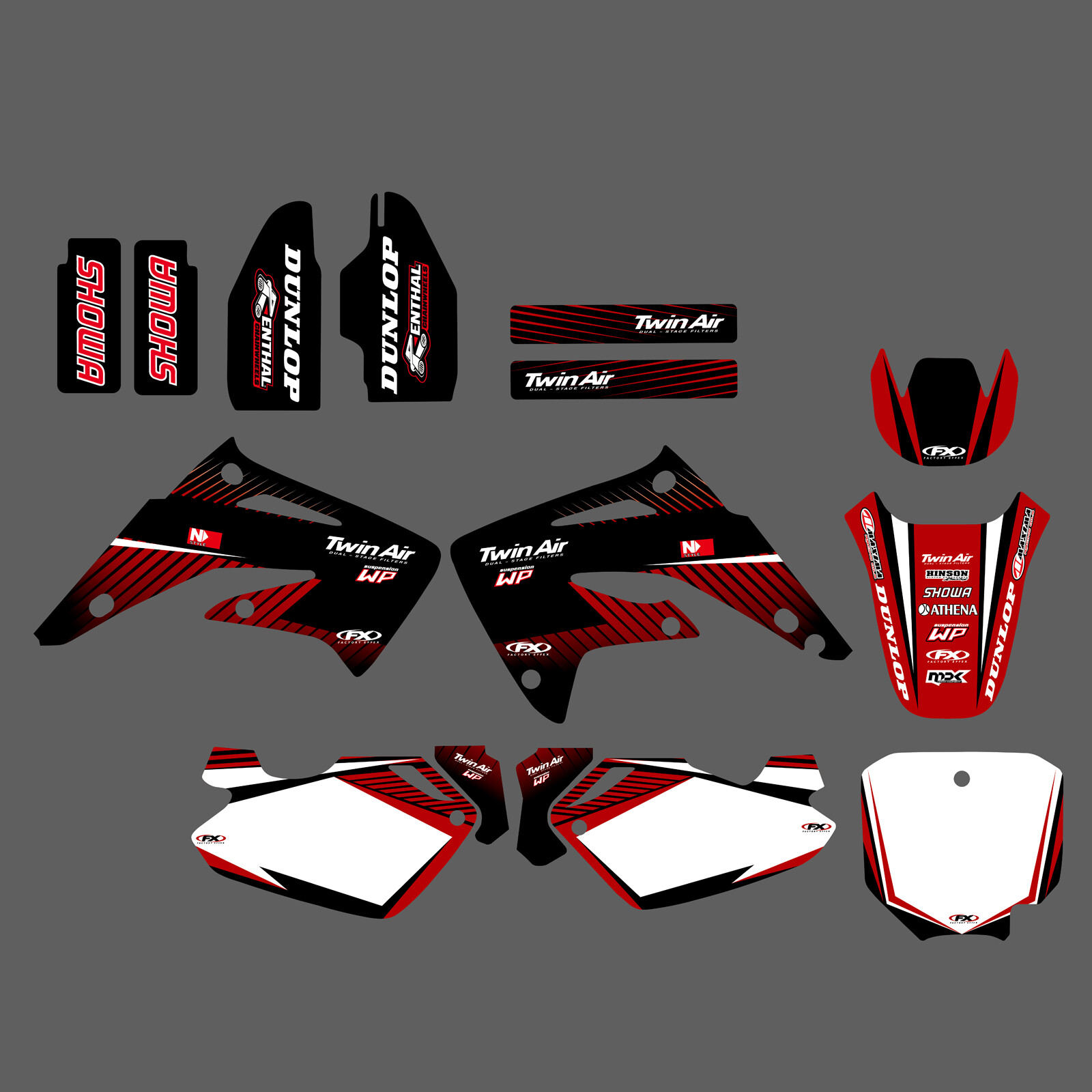 2003-2012 For Honda CR 85R CR85R Team Graphics & Background Decals ...