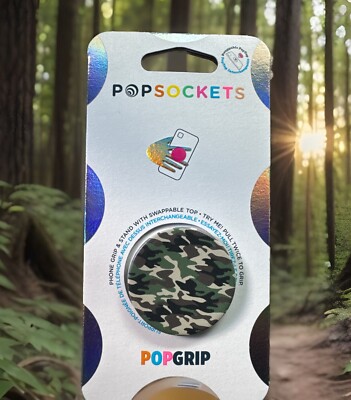PopSockets - Woodland Camo- 806853 - Premium Cell Phone Grip and Stand ...