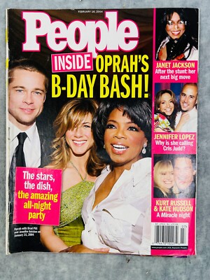 🔥🔥🔥People Magazine Feb 16, 2004 Oprah’s Birthday Bash Jenifer Lopez🔥🔥🔥 ...