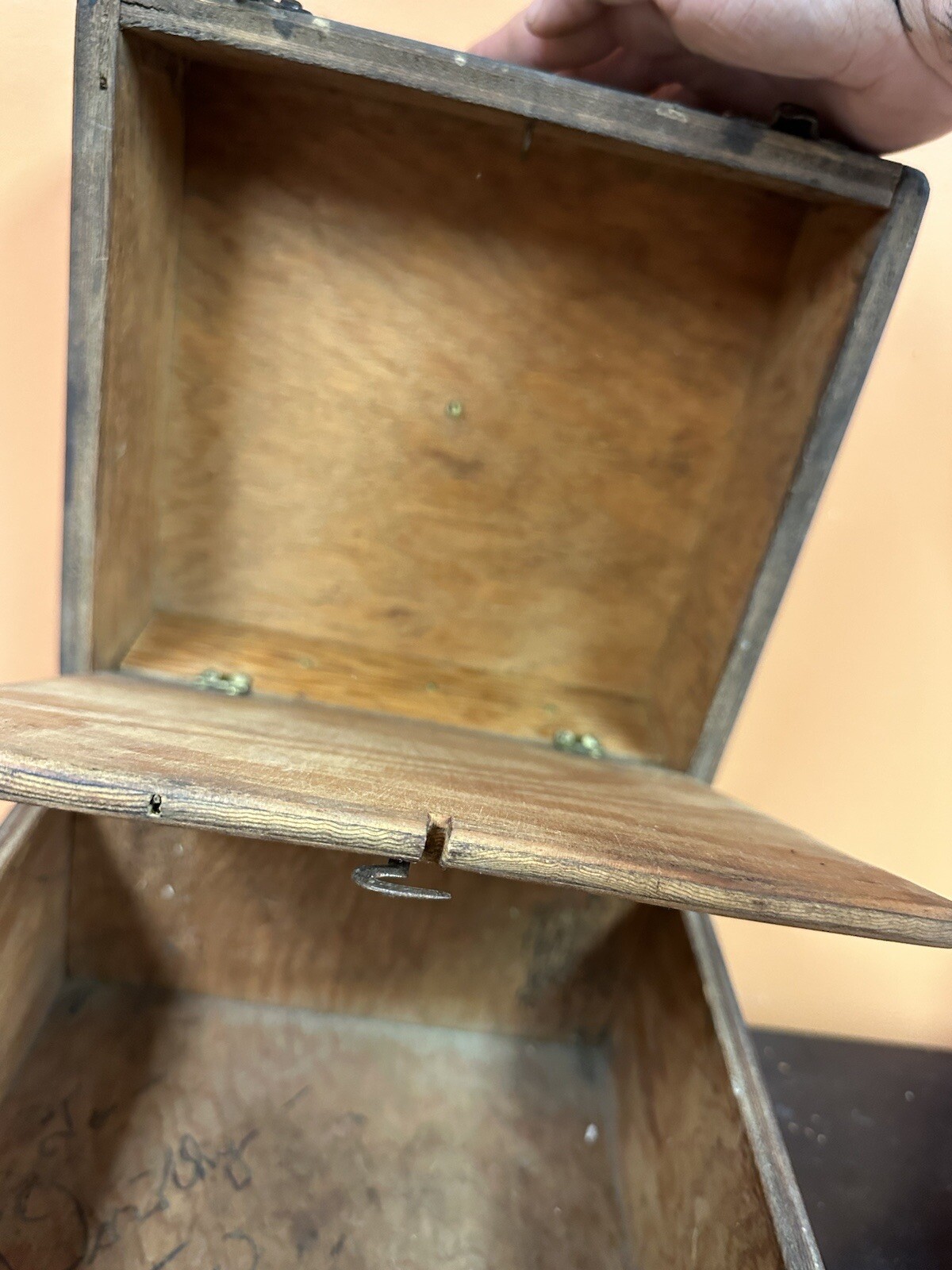 1948 AAF Box Air Force Box Military Country Folk Art Propellar Trench ...