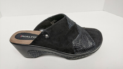 Rialto Veva Clogs, Black, Women's 9.5 M | eBay