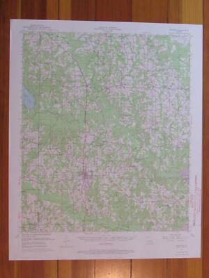 Bernice Louisiana 1969 Original Vintage USGS Topo Map | eBay